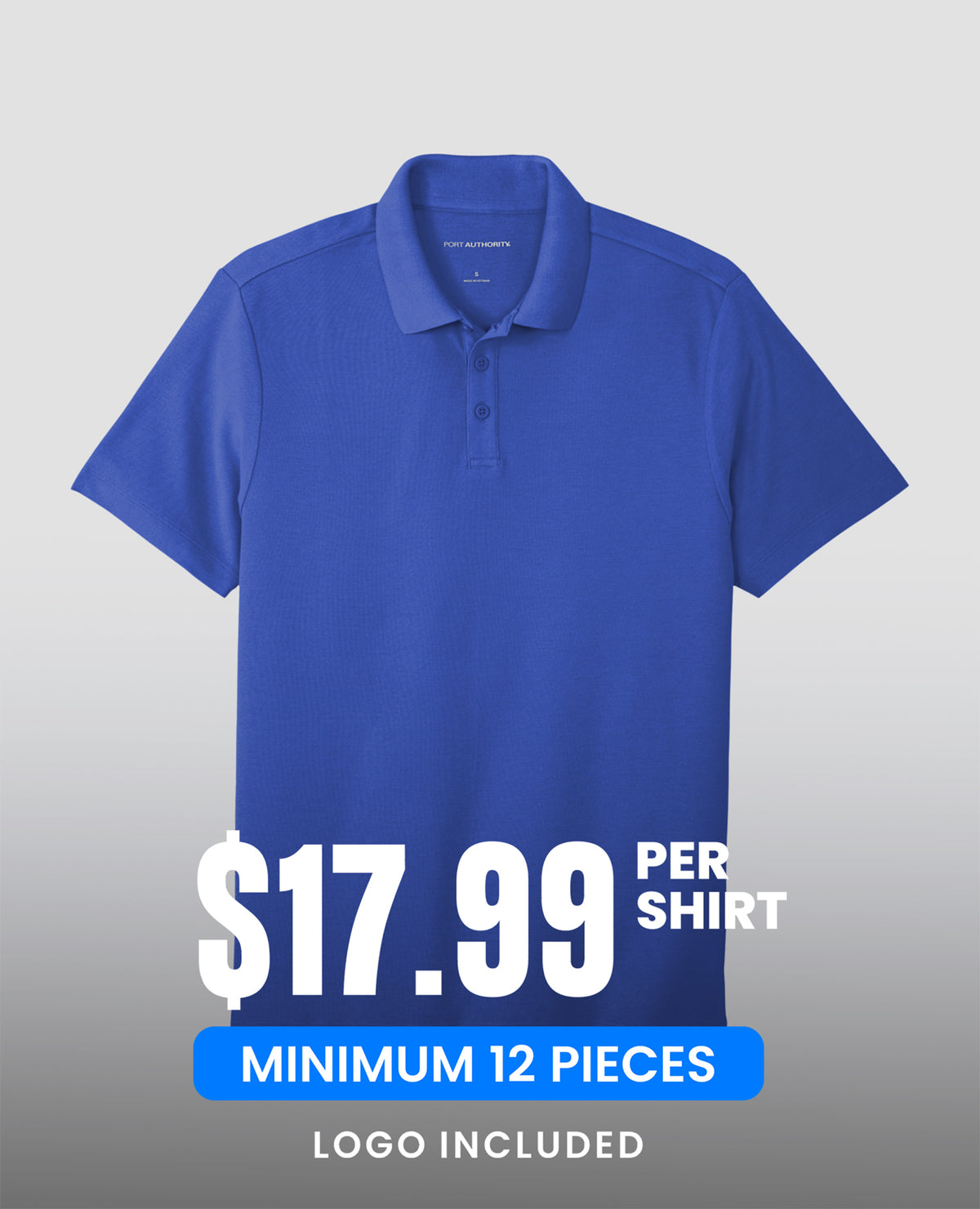 Custom embroidered polos Port Authority K500