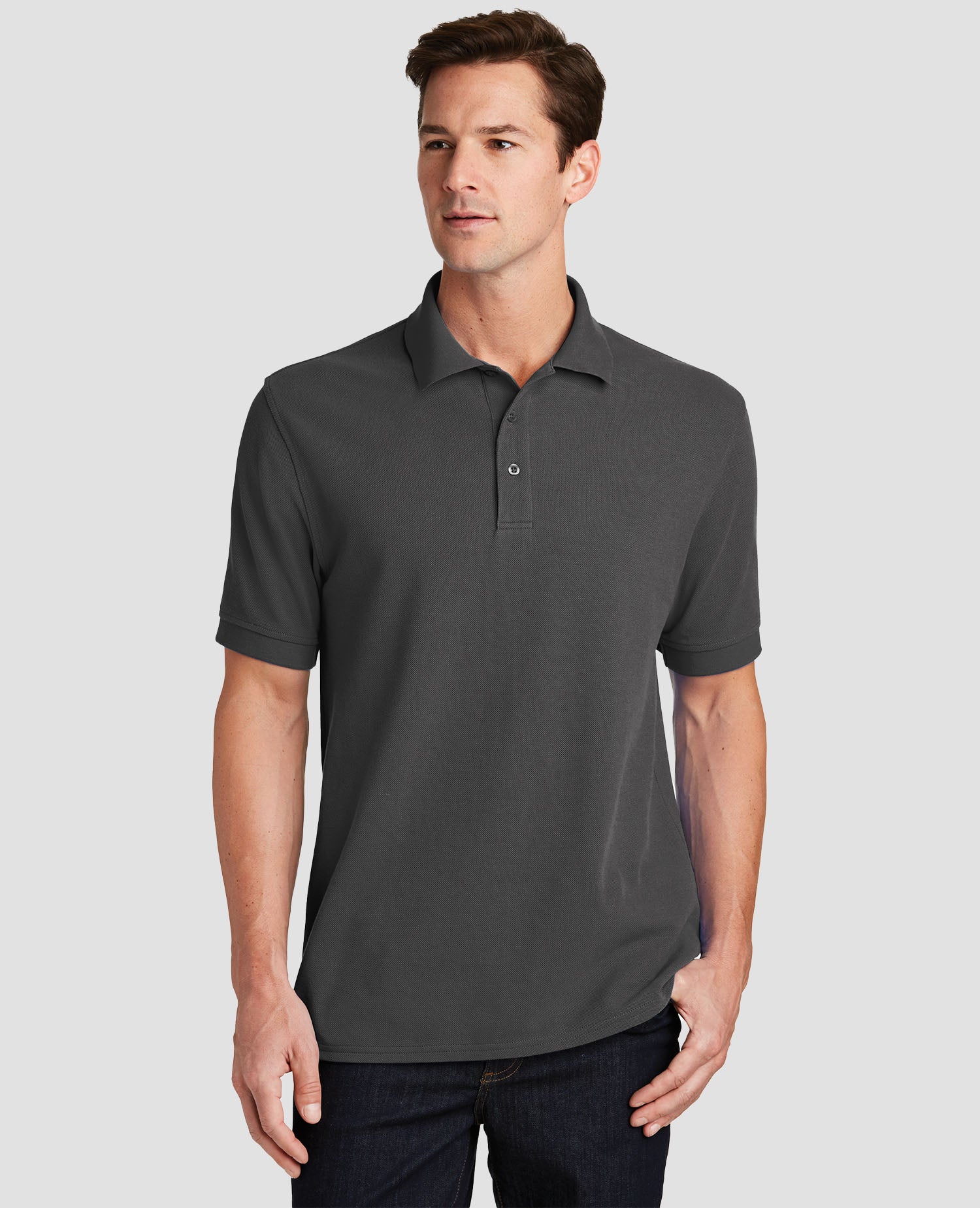 Custom embroidered polos Port Authority K500